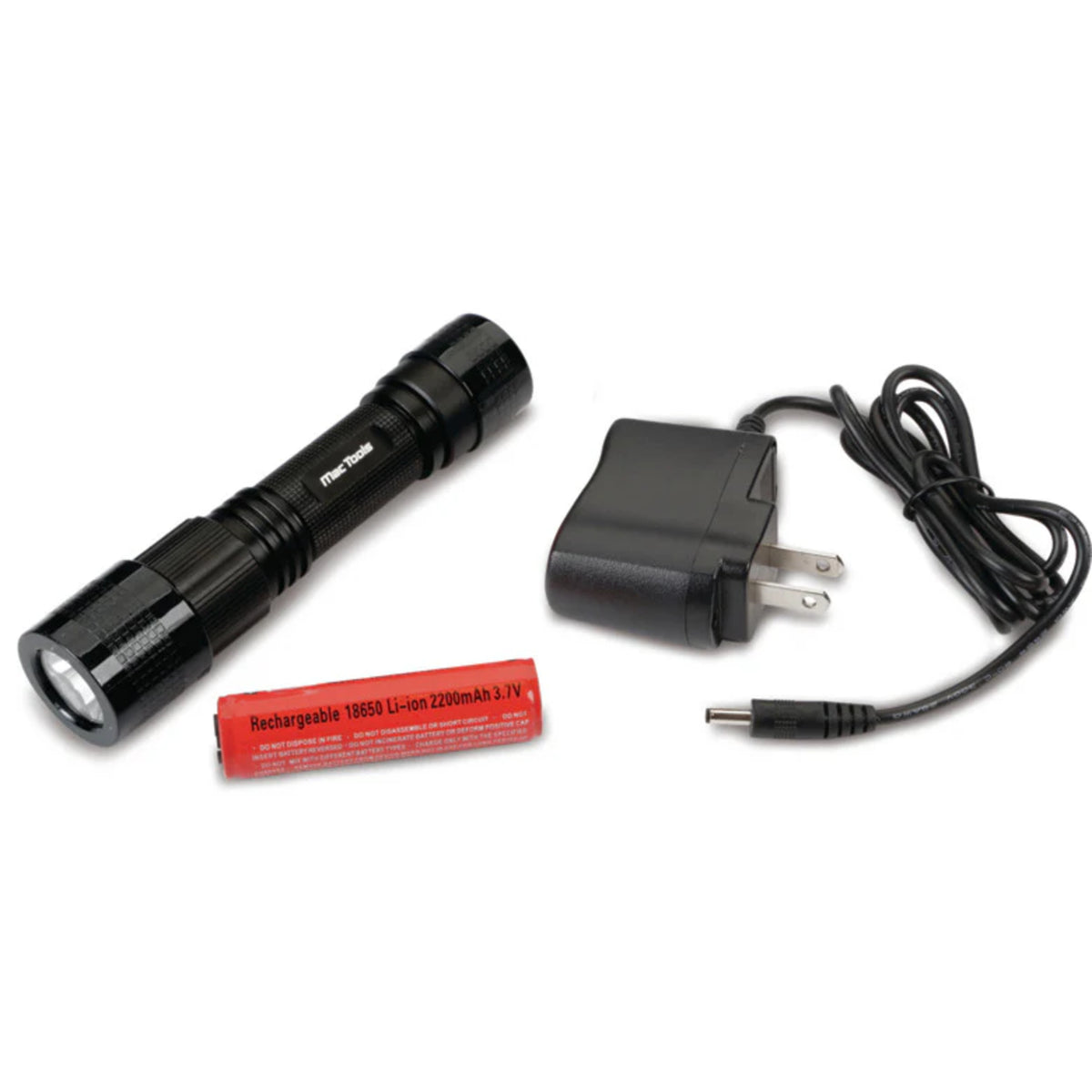 Rechargeable Pro LED Flashlight - Black – Mac Tools - Tool Fair 2025
