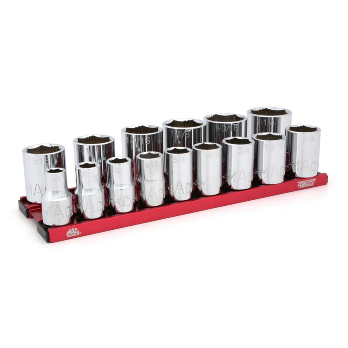 15-PC. 1/2" Drive SAE Socket Set - 6-PT. – Mac Tools - Fall Show 2025